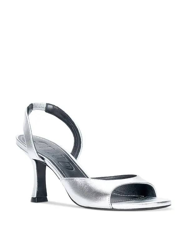 Staud Brigitte Metallic Leather Sandals