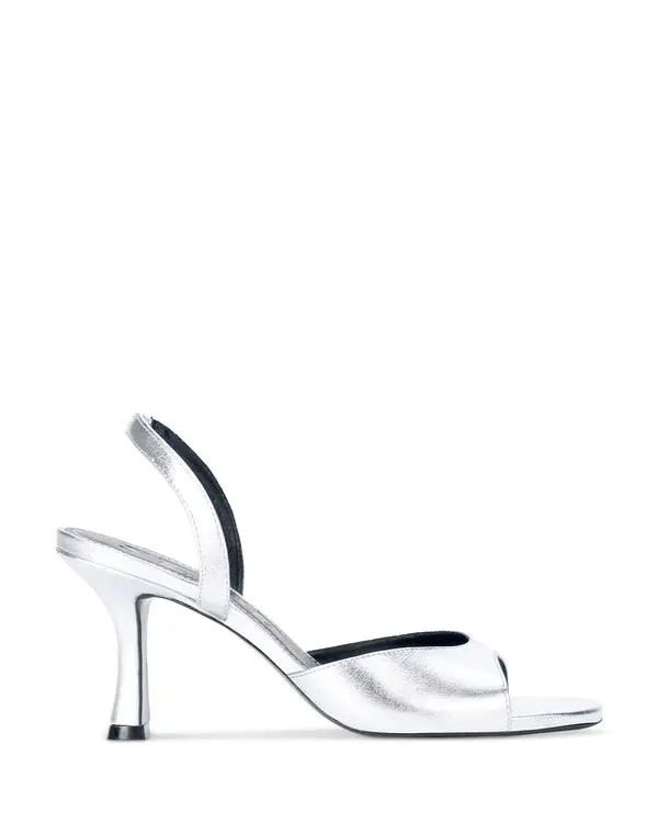 Staud Brigitte Metallic Leather Sandals