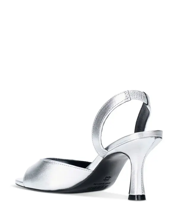 Staud Brigitte Metallic Leather Sandals