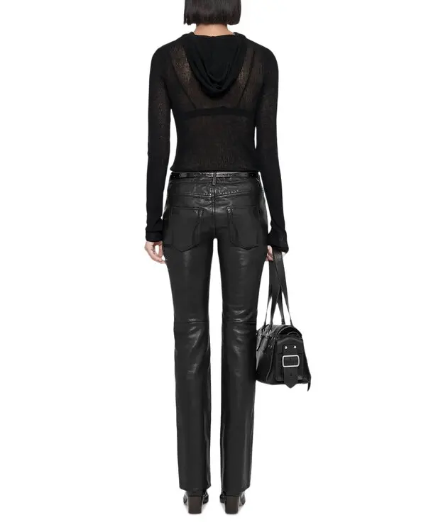 ALLSAINTS Pike Sheer Knit Hoodie