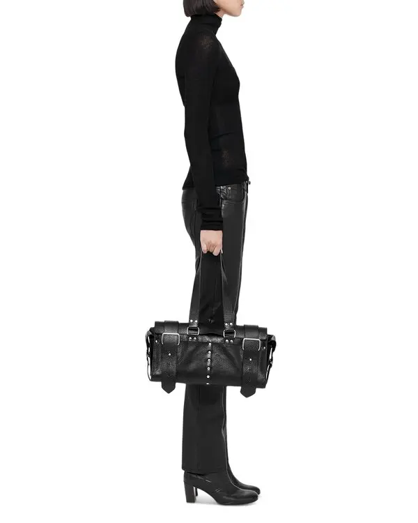 ALLSAINTS Pike Sheer Roll Neck Sweater