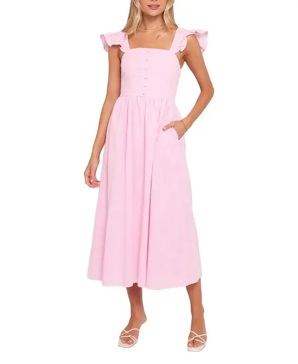 PETAL AND PUP Tiarne Midi Dress