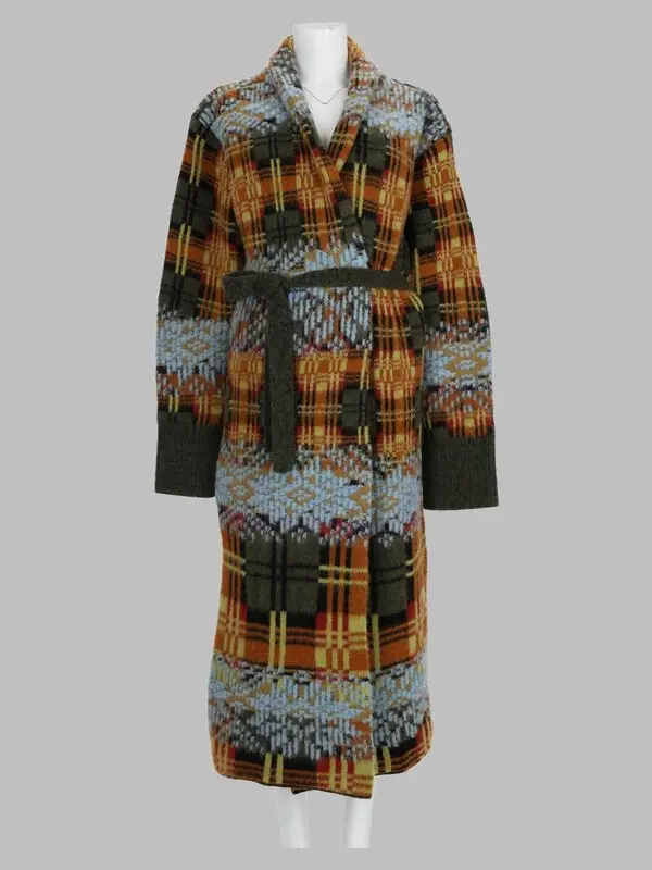 Dries Van Noten Wool-blend Painted Effect Sweater - Multicolour
