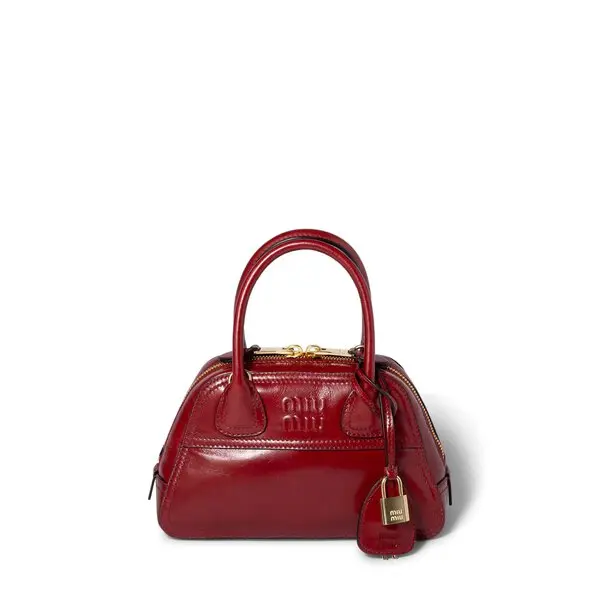 Miu Miu Mini Vivant Leather Handbag