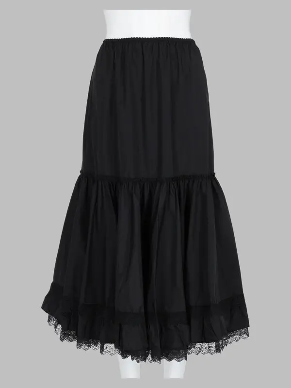 GANNI Silk-blend Mini Skirt - Black