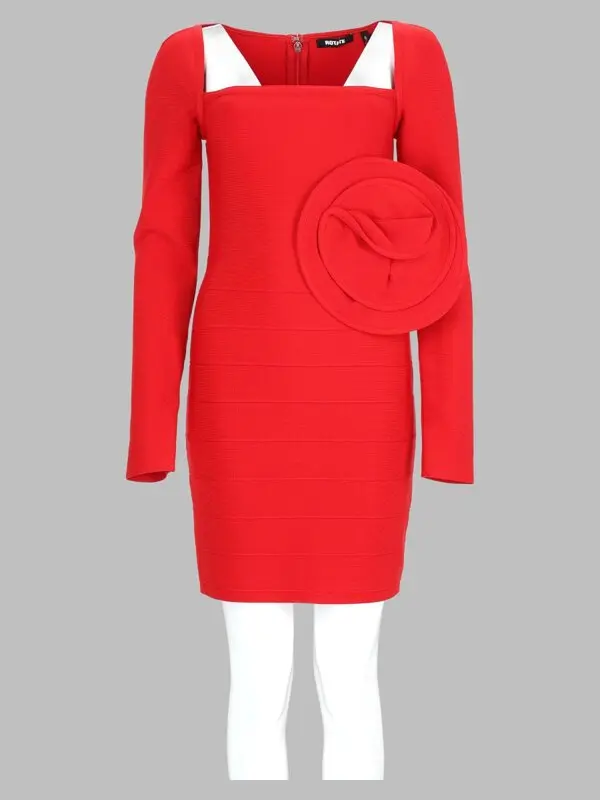 ROTATE BY BIRGER CHRISTENSEN Recycled Stretch Mini Dress - Red