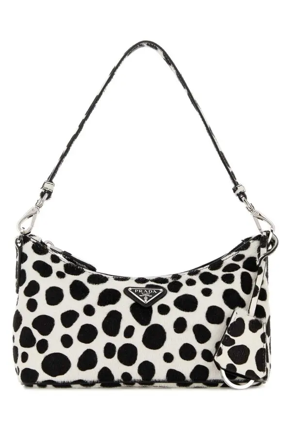 Prada Leather Mini Hair Calfskin Handbag