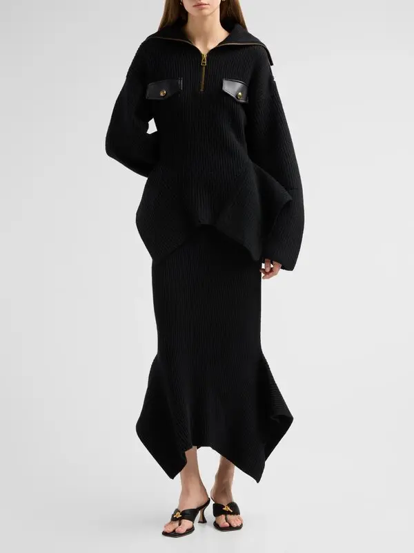 Zimmermann Clash Wool Utility Sweater