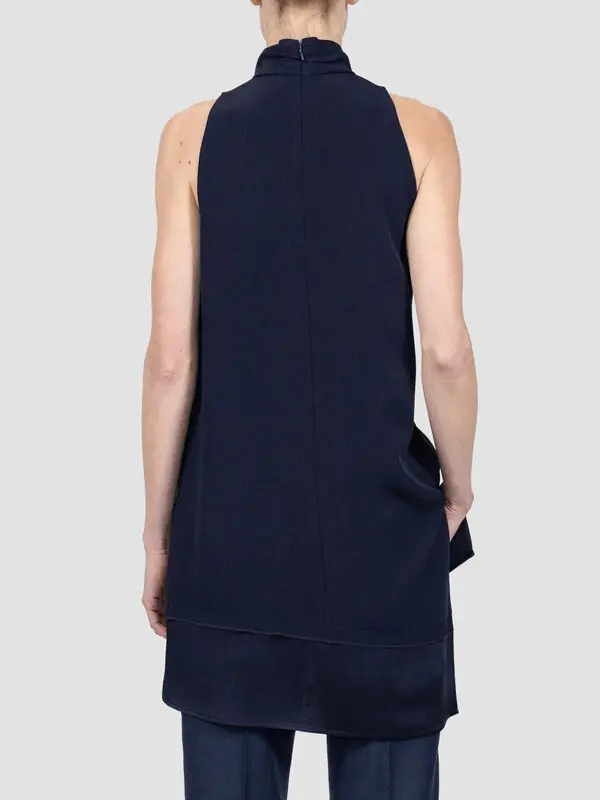 CALLAS MILANO Cleo Draped Tunic Top