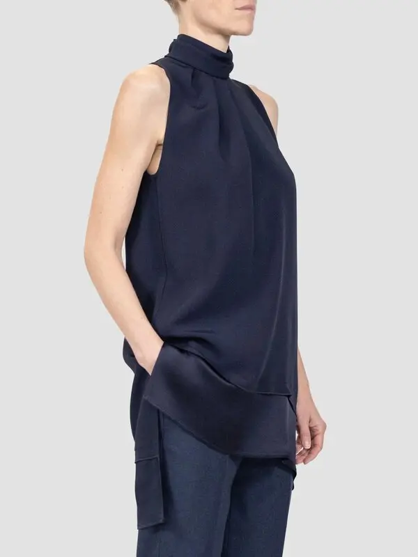 CALLAS MILANO Cleo Draped Tunic Top