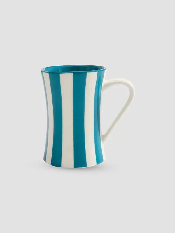 Jonathan Adler Vice Porcelain Mug - Blue Decaf