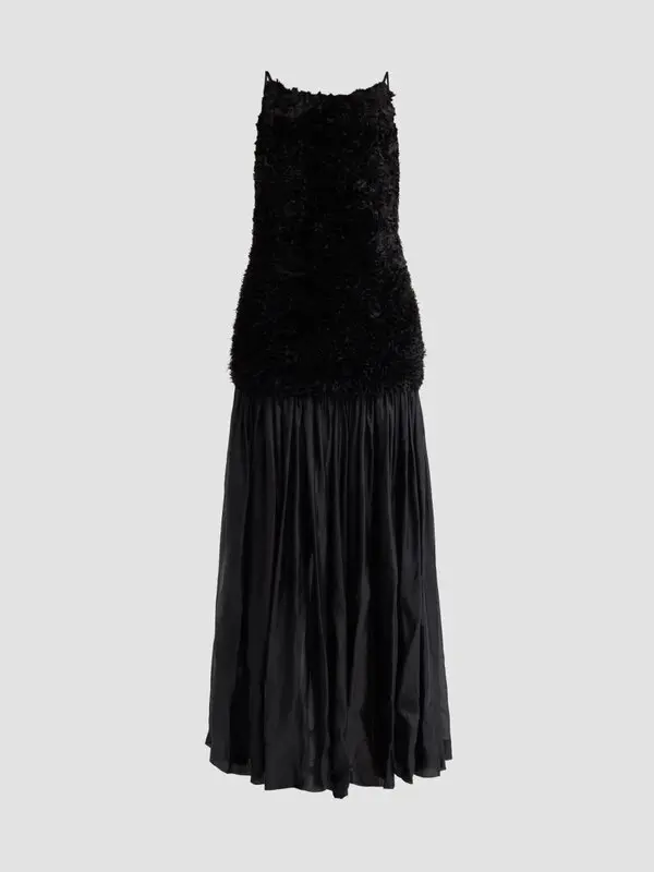 THE GARMENT Hydra Rosette Drop-waist Gown