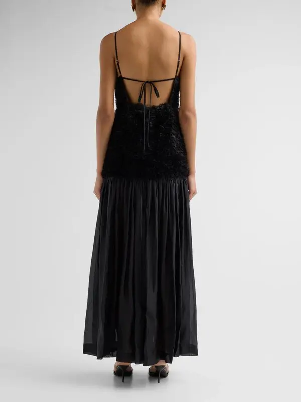 THE GARMENT Hydra Rosette Drop-waist Gown