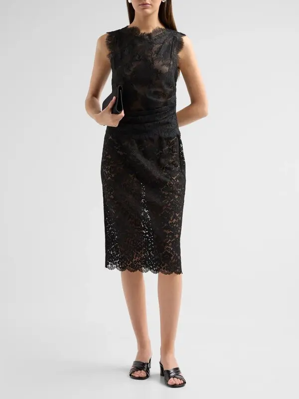 DÔEN Nandette Lace Knee-length Skirt