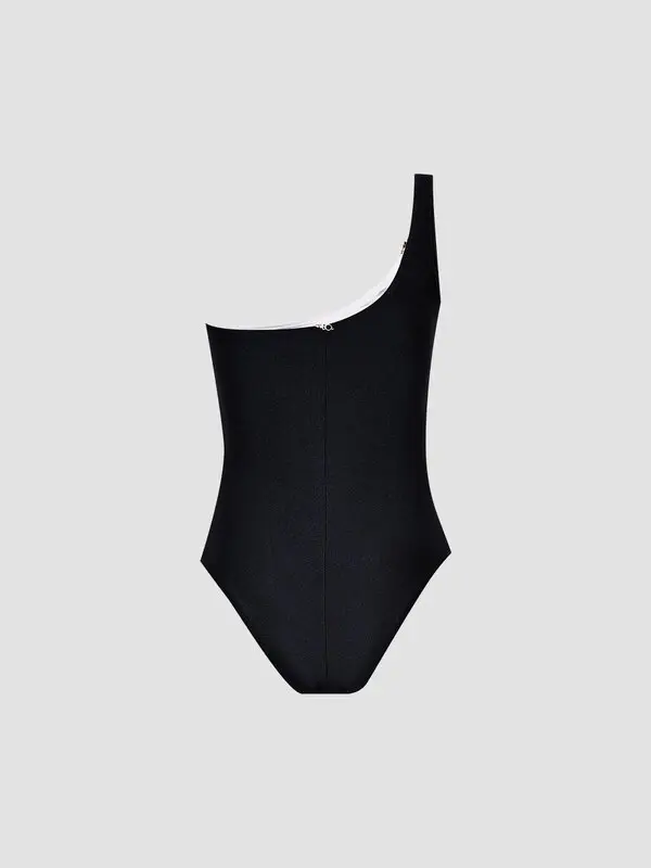 PatBO Jade One-shoulder One-piece Swimsuit