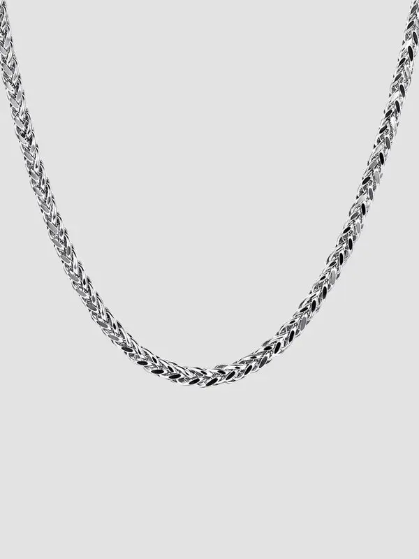 GABRIEL & CO Classic Sterling Wheat Chain Necklace/1.9mm