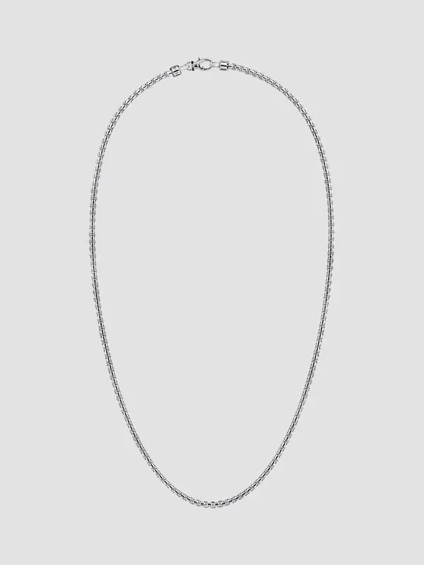 GABRIEL & CO Classic Sterling Box Chain Necklace/3.5mm