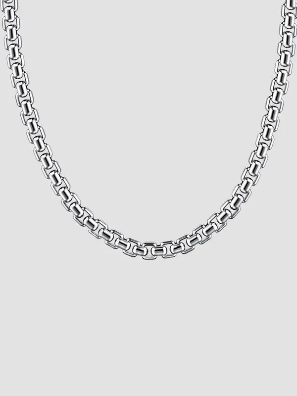 GABRIEL & CO Classic Sterling Box Chain Necklace/3.5mm