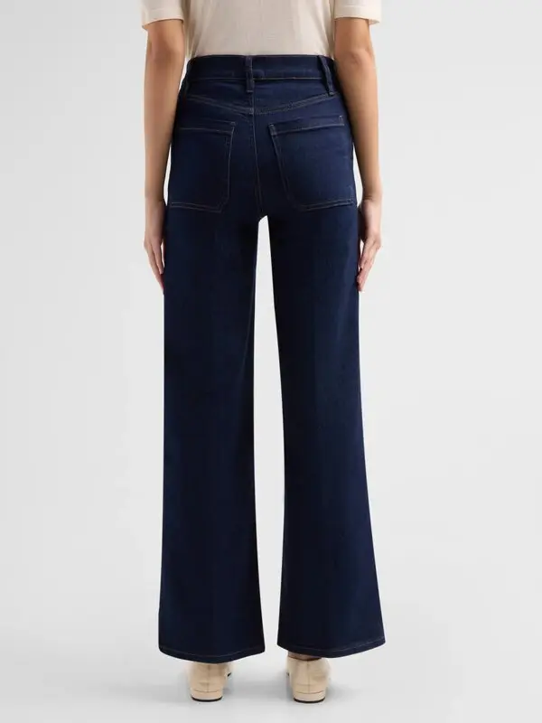 FRAME The Pearl Slim Palazzo Jeans