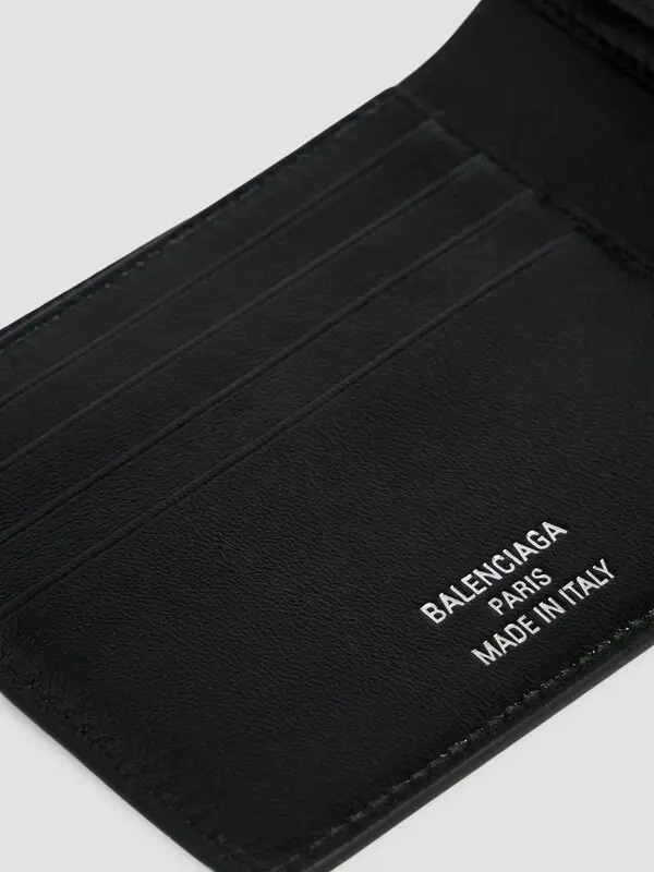 Balenciaga Shopper Square Folded Coin Wallet