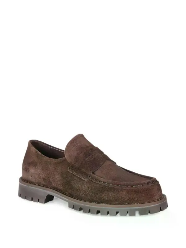 COPENHAGEN  Suede Lug-sole Loafers