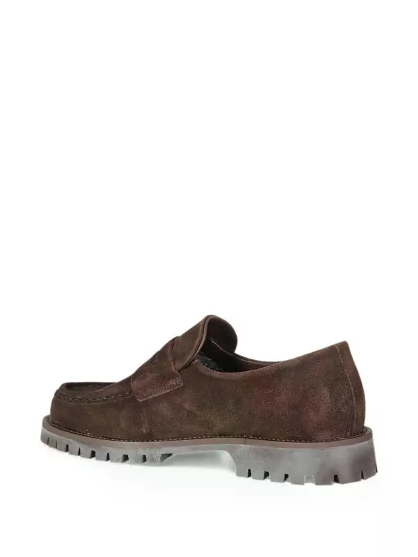 COPENHAGEN  Suede Lug-sole Loafers