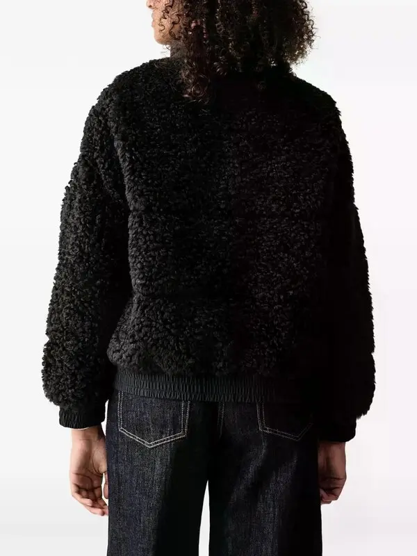 SAVE THE DUCK Faux-shearling Puffer Jacket