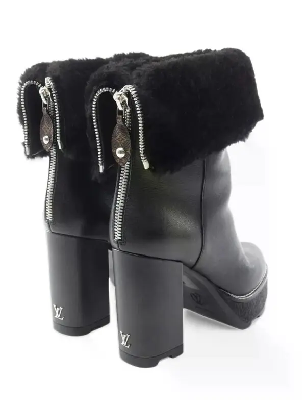 LOUIS VUITTON 2022 Beaubourg Line Ankle Boots