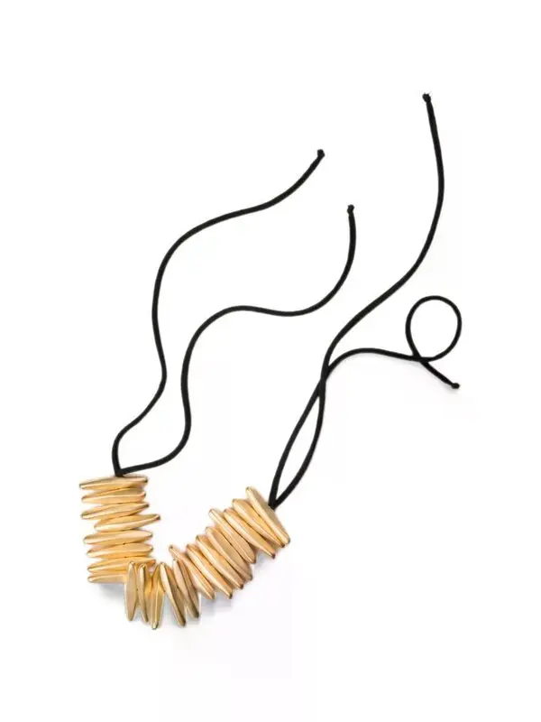 MARIA CALDERARA Cord Necklace - Gold