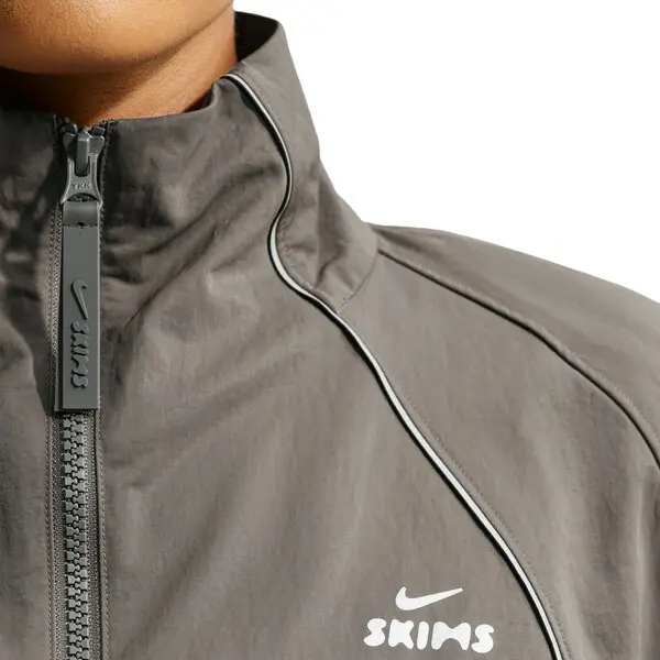 Nike X Skims Crunchy Nylon Cropped Jacket