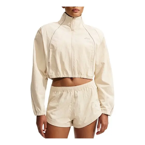 Nike X Skims Crunchy Nylon Cropped Jacket