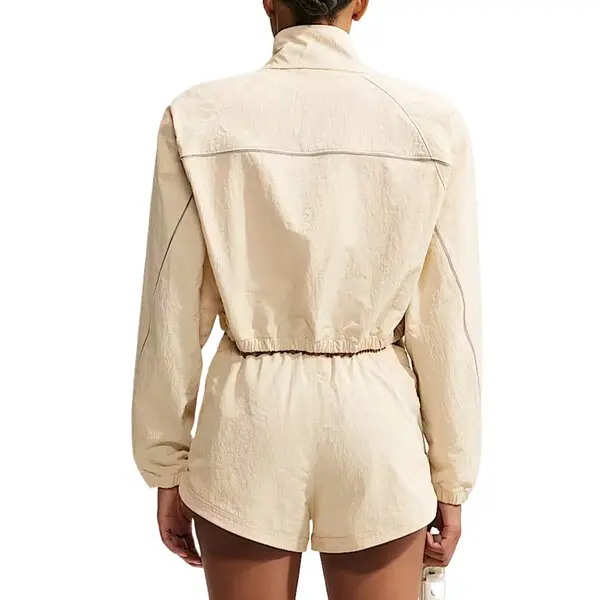 Nike X Skims Crunchy Nylon Cropped Jacket