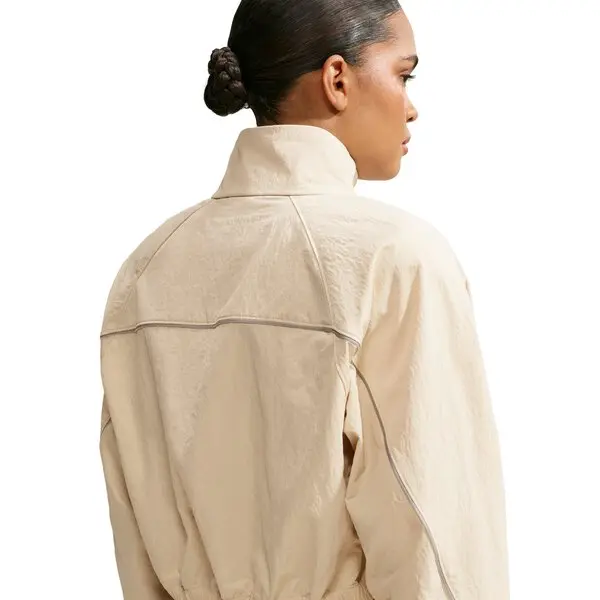 Nike X Skims Crunchy Nylon Cropped Jacket