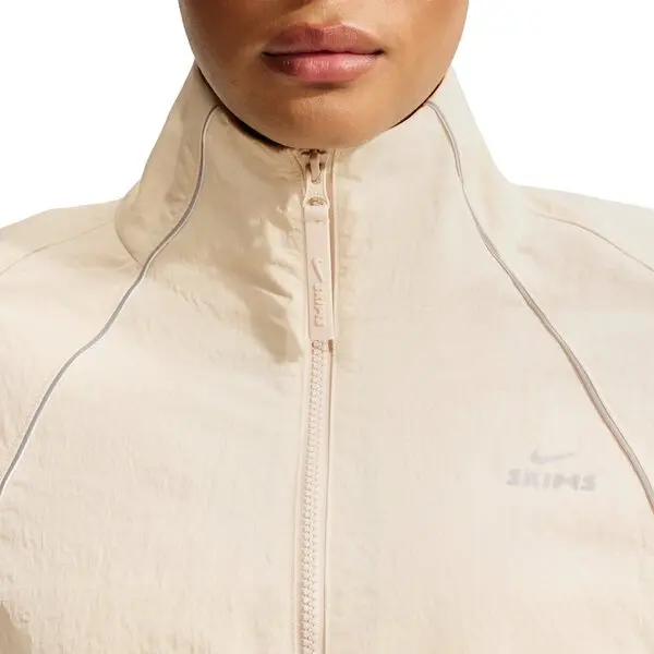 Nike X Skims Crunchy Nylon Cropped Jacket