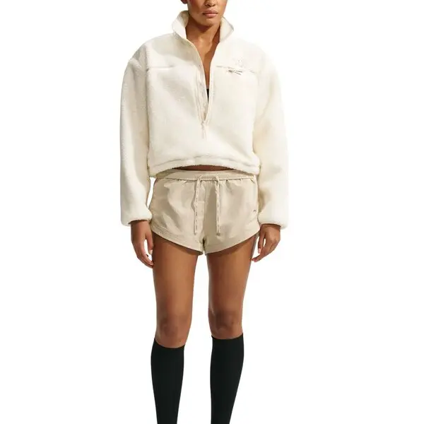 Nike X Skims Sherpa Oversized 3/4-zip Jacket