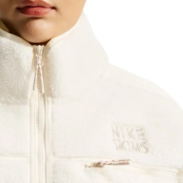 Nike X Skims Sherpa Oversized 3/4-zip Jacket