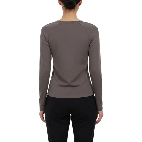 Adidas Sports Long Sleeve T-shirt 'medium Grey Heather