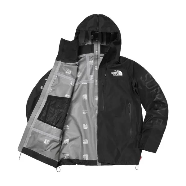 Supreme Fw24 X The North Face Split Taped Seam Shell Jacket