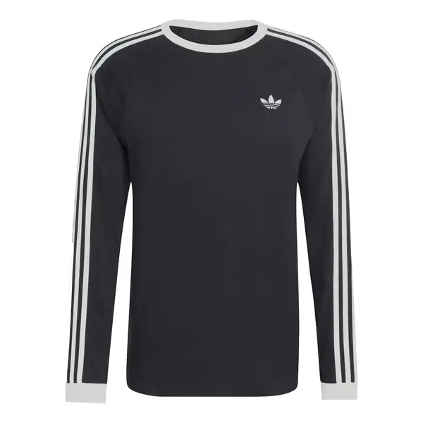 Adidas Originals 3-stripes Long Sleeve Tee - Black