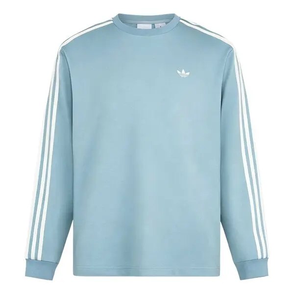 Adidas L/s Knit T-shirt - Blue