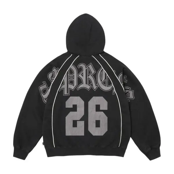 Supreme Fw26 Paneled Zip Up Hooded Sweatshirt