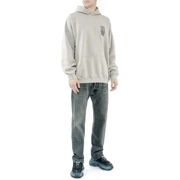 Balenciaga Barcode Cotton Hoodie