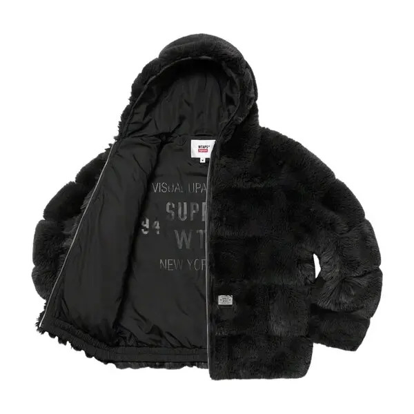 Supreme Fw21 X Wtaps Faux Fur Hooded Jacket