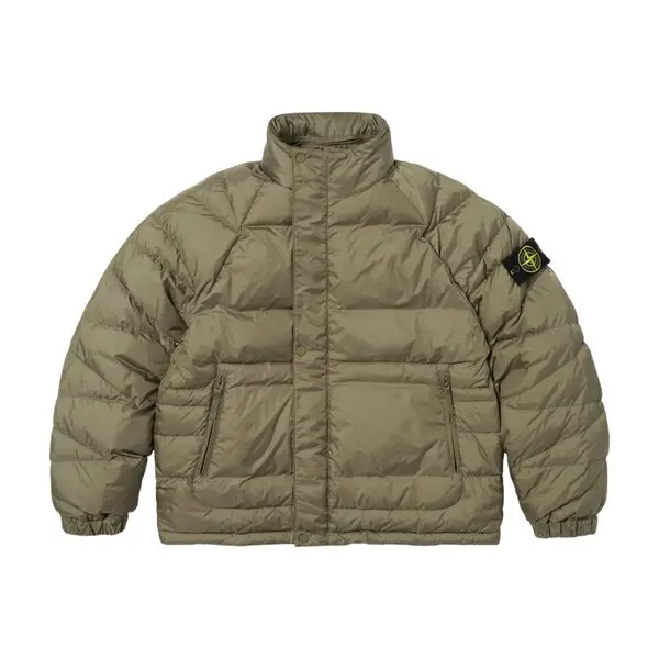 Supreme Fw23 X Stone Island Reversible Down Puffer Jacket
