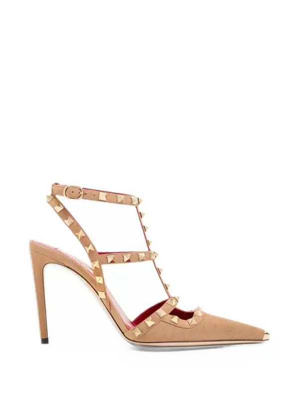 Valentino Garavani Rockstud Suede Pumps 100mm