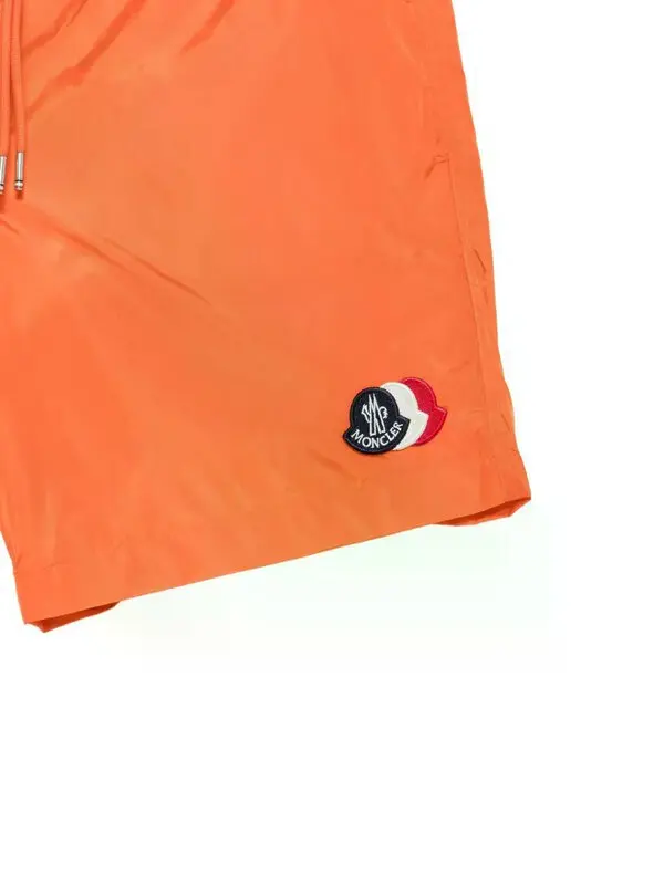 Moncler Logo-patch Drawstring Swim Shorts