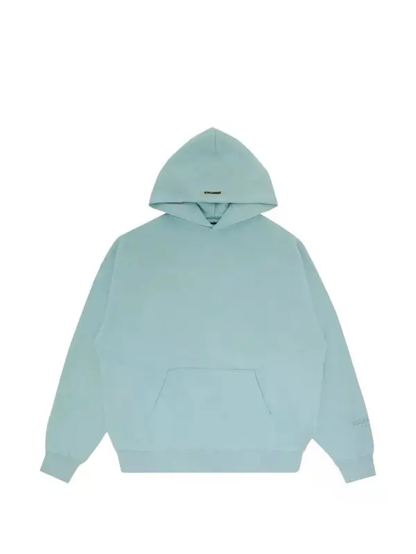Fear Of God Essentials Logo-print Hoodie - Blue