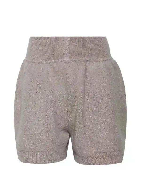 Rick Owens Fine-knit Cashmere-blend Shorts