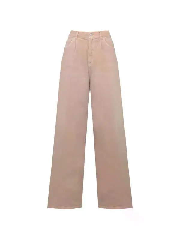 DONDUP Wide-leg Cotton Trousers