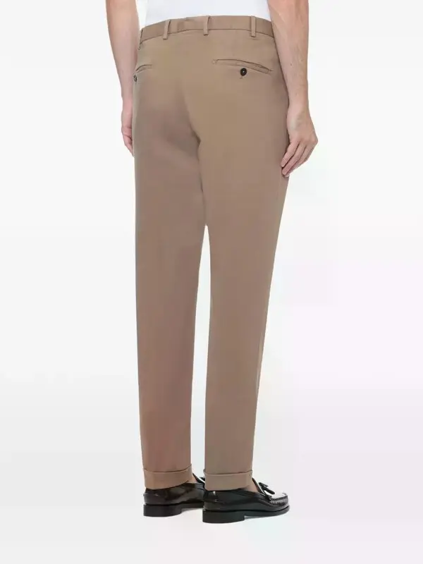DEVORE INCIPIT Pleated Turned-up Trousers